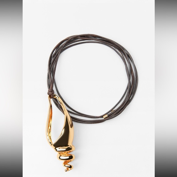Zara | Jewelry | Snail Shell Necklace | Poshmark